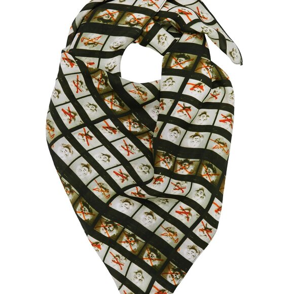 L'AGENCE | Accessories | Nwt Lagence Bert Stern Silk Print Scarf ...